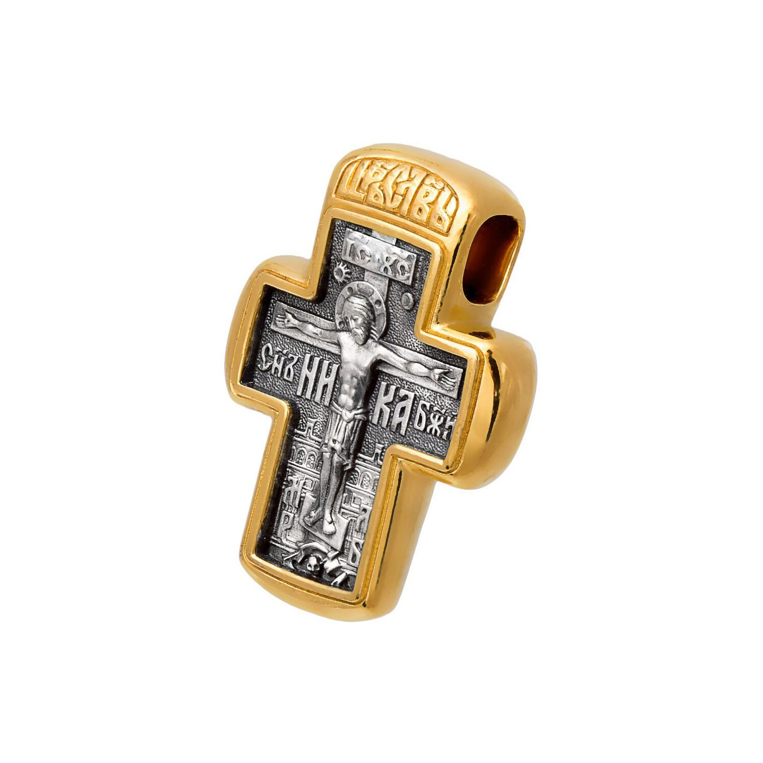 Croce icona con Angelo custode